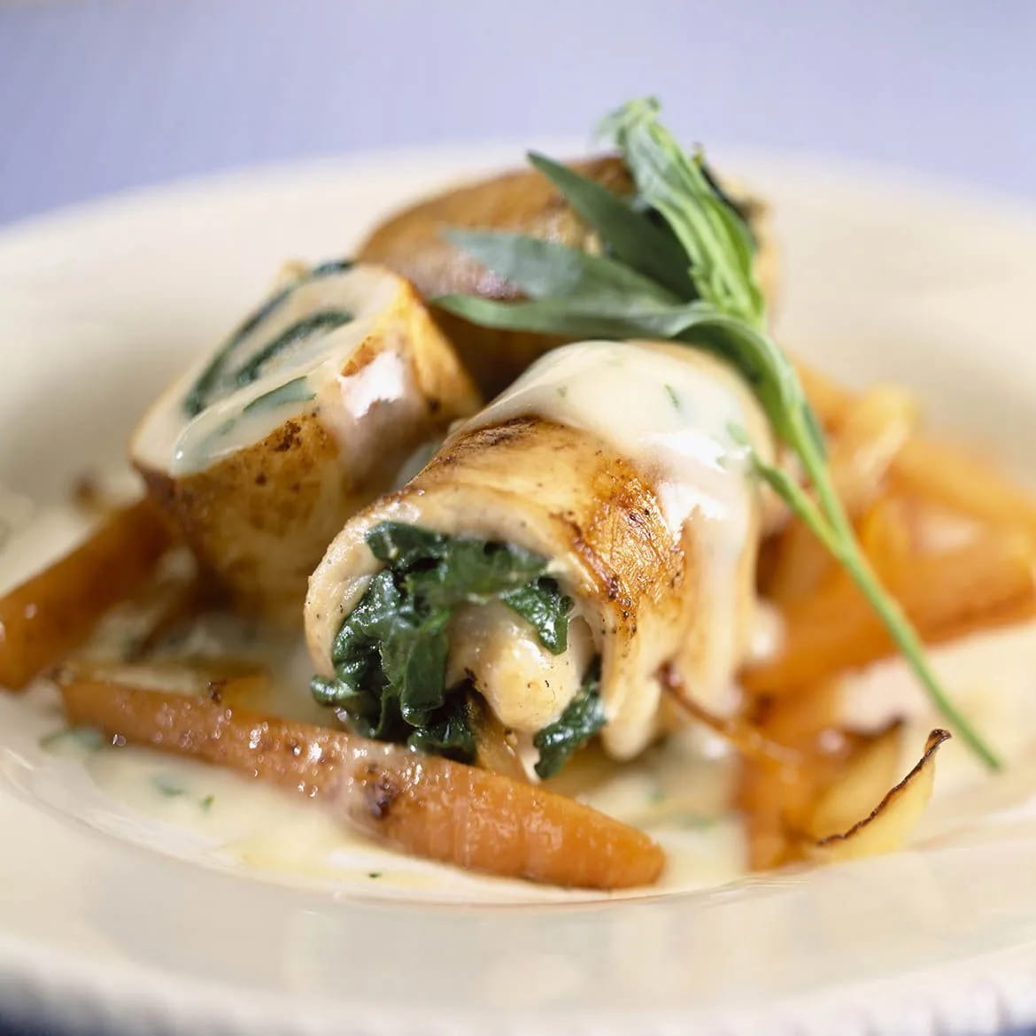 Involtini di pollo con spinaci | Le Ricette di AIA