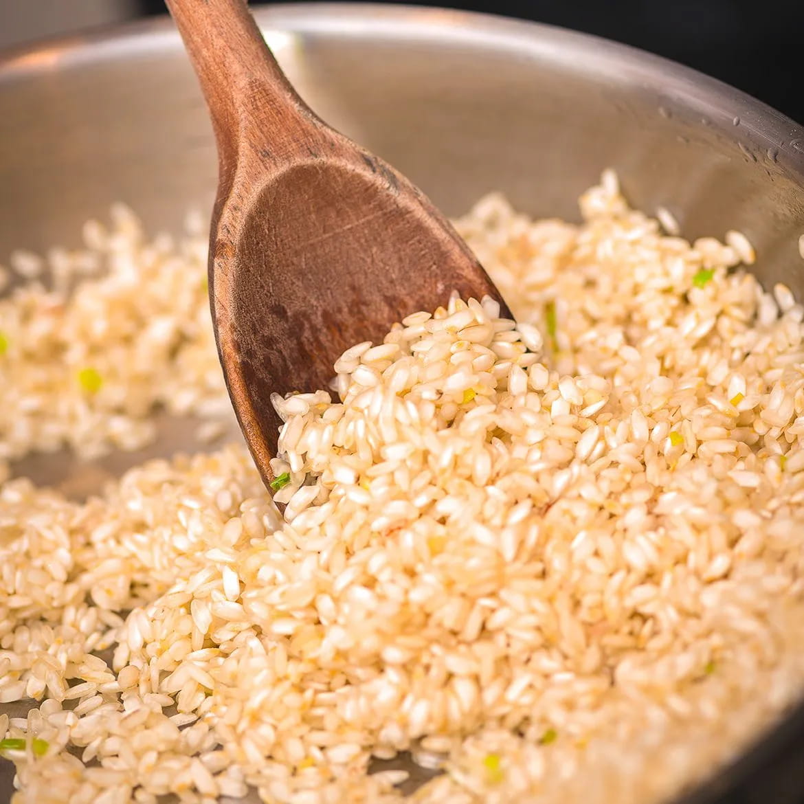 Sausage Risotto al Salto | The recipes of AIA