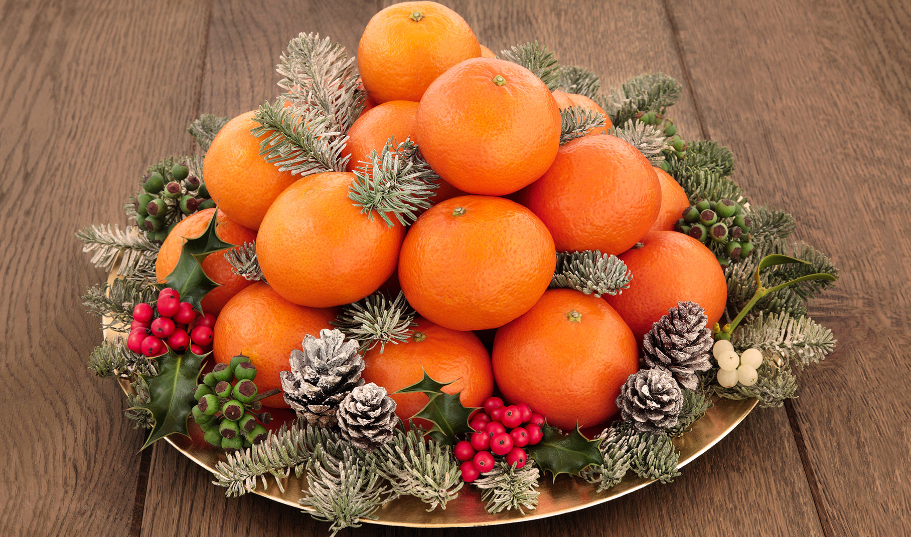Christmas centerpiece with fruit, the ideas | The AIA Guides