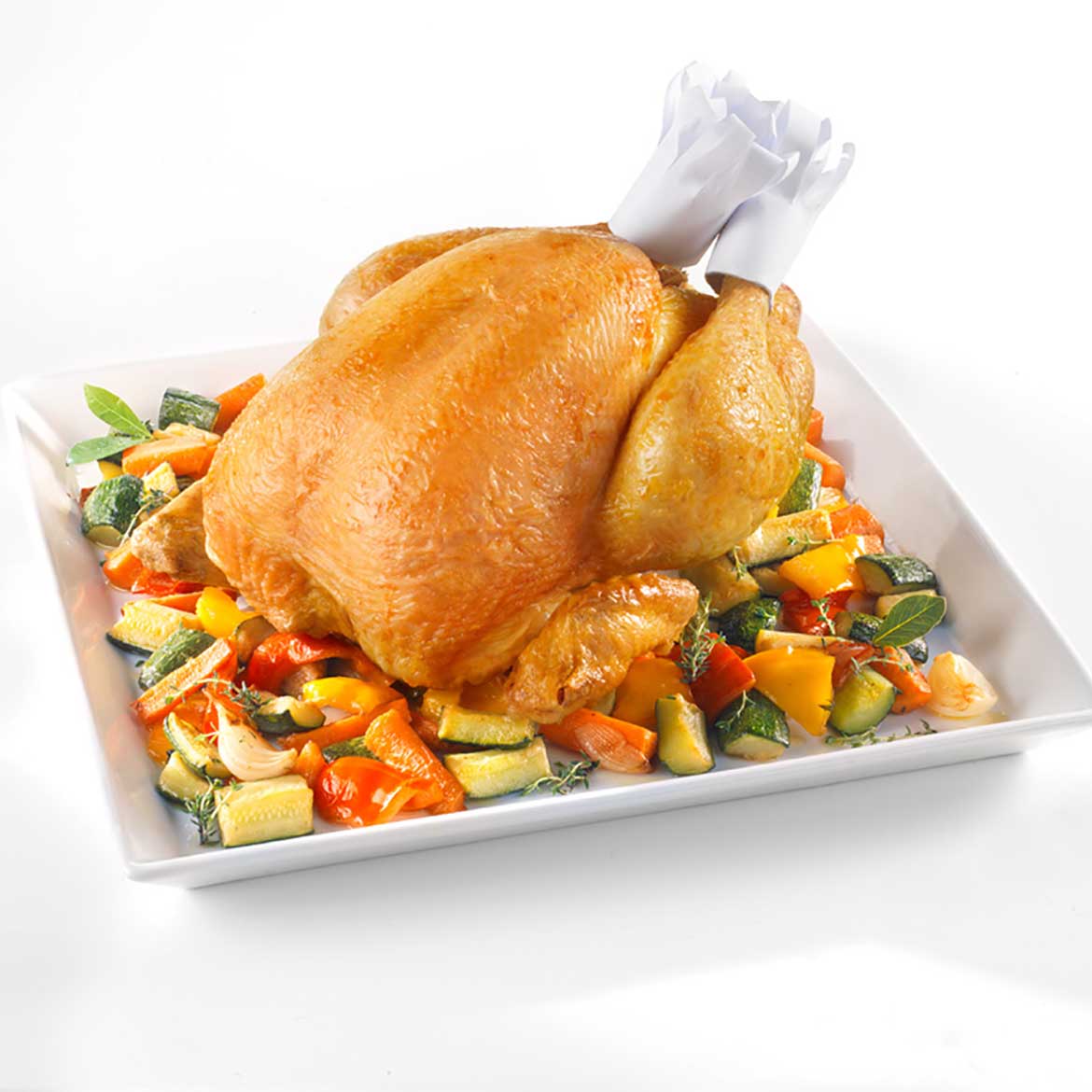 Pollo arrosto alla provenzale con verdure | AIA Food