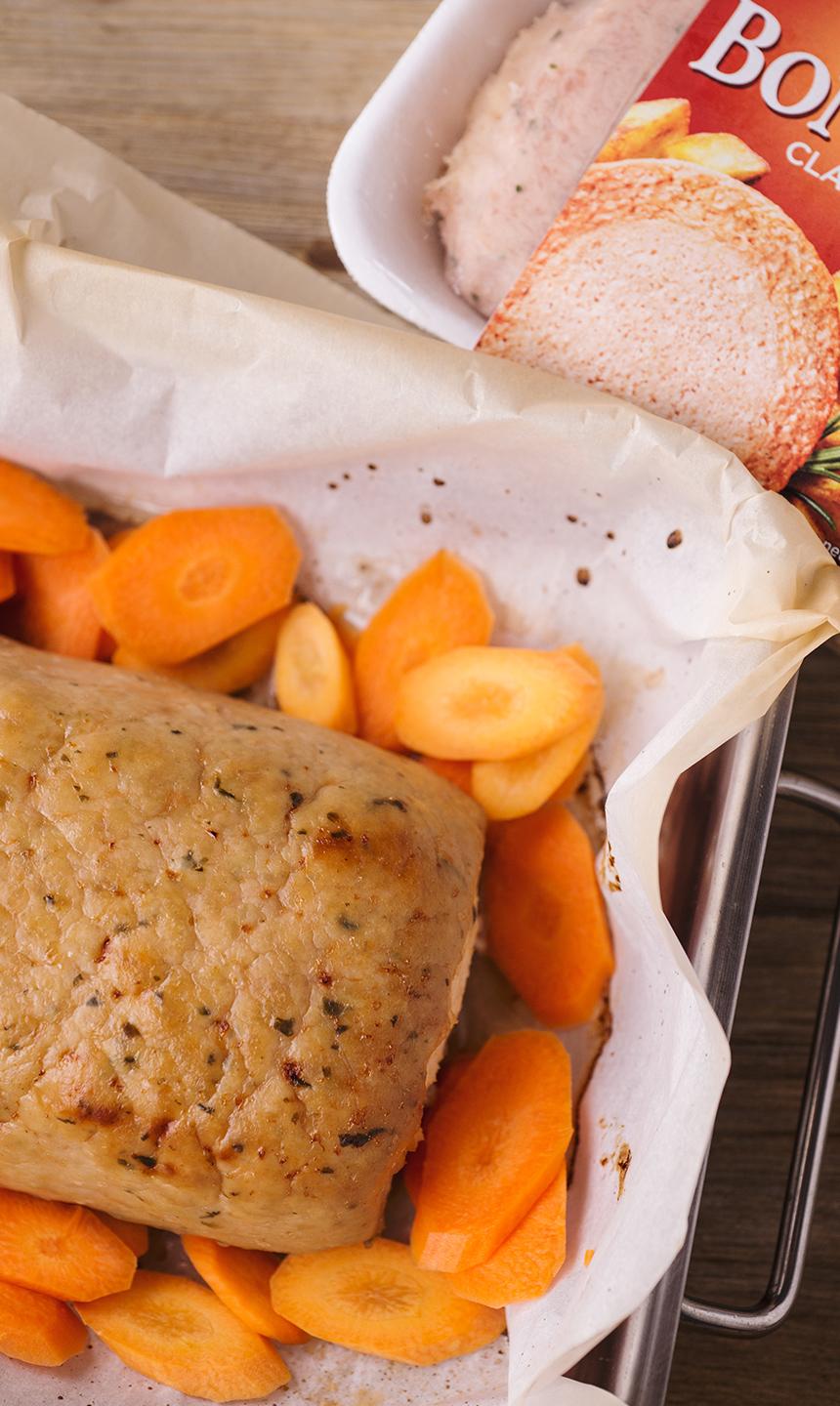 BonRoll con crema di broccoli e carote al forno | AIA Food