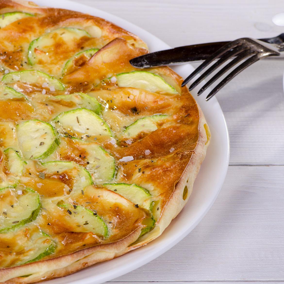 Torta salata con zucchine e Wudy | AIA Food