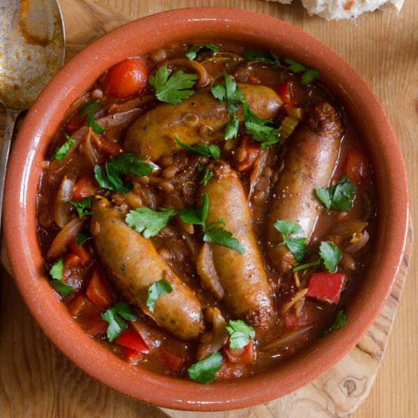 Salsiccia con pannocchie di granturco | AIA Food